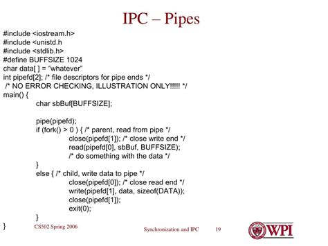 Ppt More On Synchronization Interprocess Communication Ipc