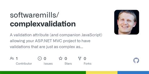 Github Softwaremillscomplexvalidation A Validation Attribute And Companion Javascript