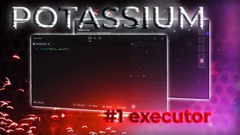 Potassium Executor Best Cheapest Roblox Executor 100 Sunc Youtube