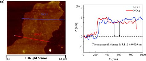 Morphology Of Graphene Nanoplatelets A High Resolution Afm Image And