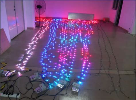 RGB Full LED Pixel Module WS 2801 IC DC5V Input 50pcs A String Led Pixel String View Full