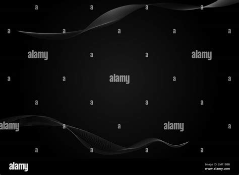 The Background Is Abstract Black And White And Gray The Smooth Curve