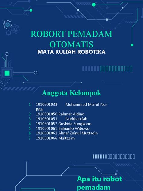 Robot Pemadam Api Otomatis Pdf