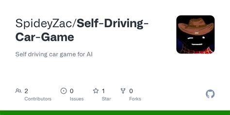 Github Spideyzacself Driving Car Game Self Driving Car Game For Ai
