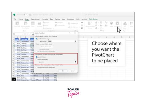 Pivot Chart In Excel Scaler Topics