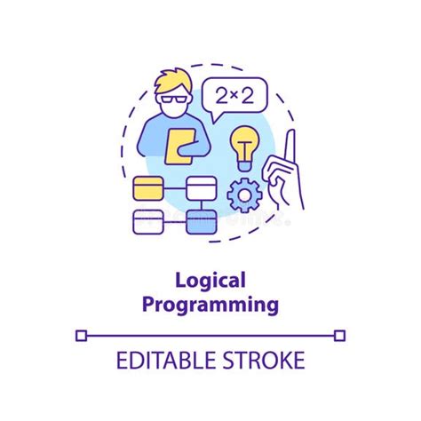 Logical Programming Concept Icon Stock Vector Illustration Of