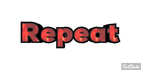 Repeat Word Animated  Logo Designs
