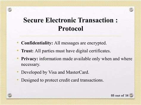 Secure Electronic Transaction Pptx
