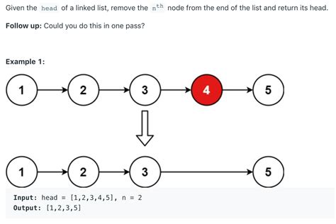 10leetcode 19 Remove Nth Node From End Of List Linked List Double