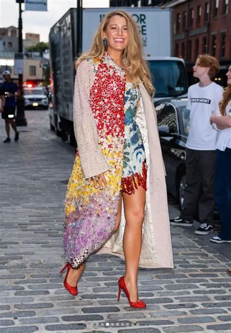 Blake Lively Chose A Strapless Minidress With A Low Neckline Revealing Enough Cleavage To Make