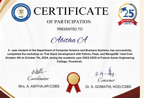 Fullstackdevelopment Python Flask Mongodb Webdevelopment Abitha A