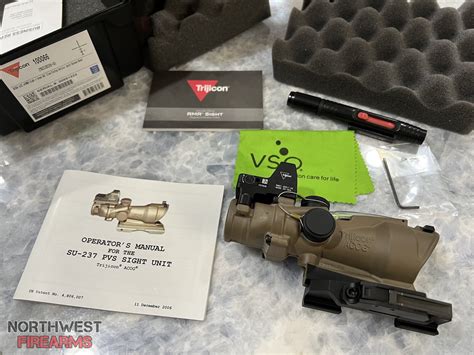 Trijicon Fde Acog W Rmr And Quick Release Ta31ecos G Like New