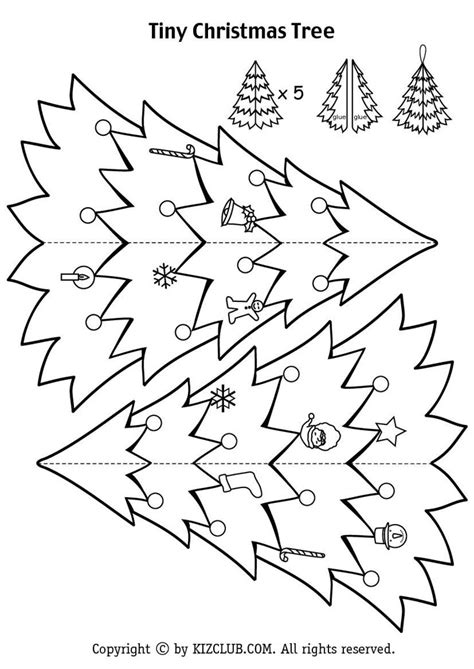 Christmas Crafts Christmas Tree Coloring Page Diy Christmas Crafts