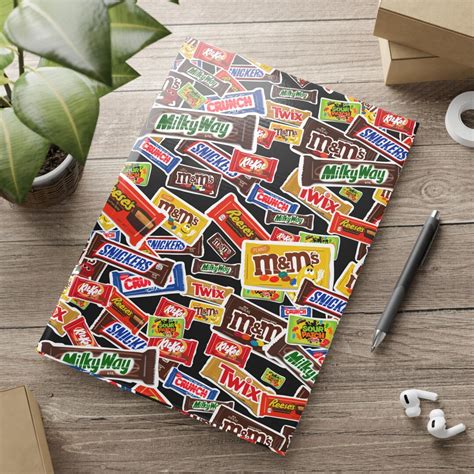 Candy Themed Notebook Stationery Journal Puffy Hardcover Cute Writing Pad Unique Diary
