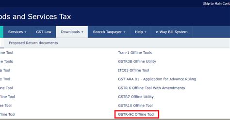 Excel Based Form GSTR 9C Offline Utility Released By CBIC