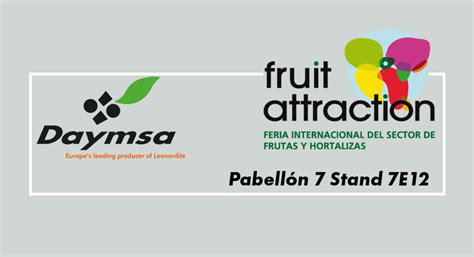 Daymsa Presente En La 14ª Edición De Fruit Attraction