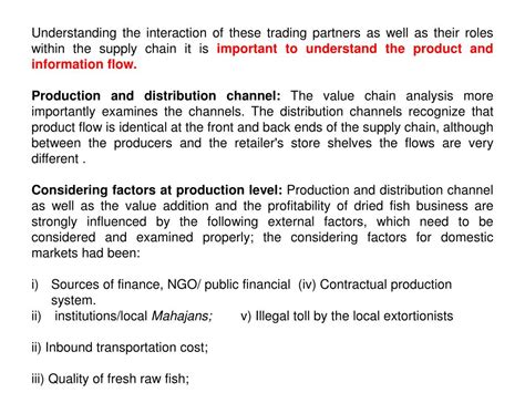 PPT ROLE OF GENDER IN VALUE CHAIN FROM PRODUCTION TO MARKETING OF FISH PowerPoint Presentation