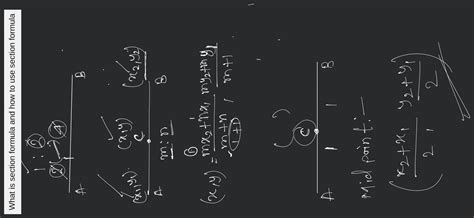 What Is Section Formula And How To Use Section Formula Filo