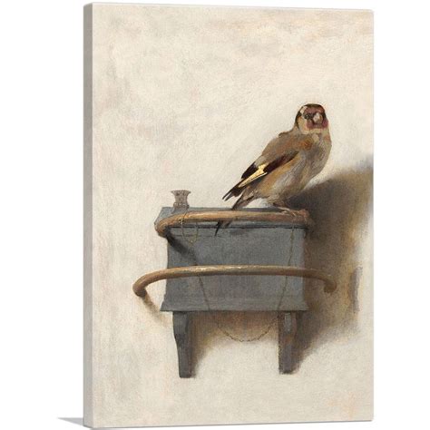 Artcanvas The Goldfinch 1654 Canvas Art Print By Carel Fabritius Size