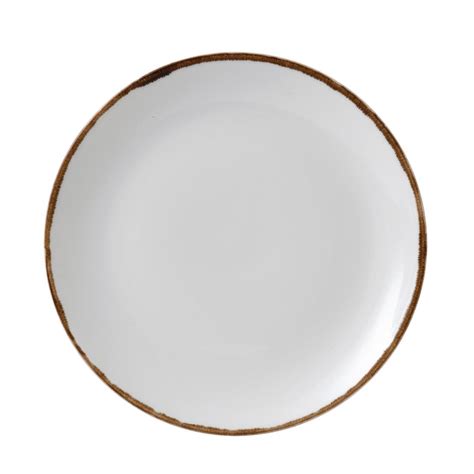Dudson Harvest Evolve Coupe Plates Natural 260mm Pack Of 12 Raynor