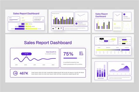 Kpi Report Dashboard Incl Dashboard And Chart Envato