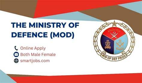 The Ministry Of Defence Mod Job 2025 Join Now Smart Jobs