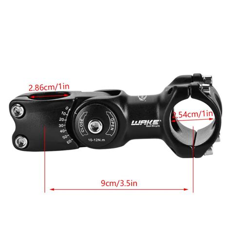 Bicycle Stem Aluminum Alloy Adjustable Bikes Stem Vicedeal
