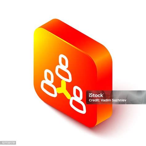 흰색 배경에 격리된 등소 라인 프로젝트 팀 베이스 아이콘입니다 비즈니스 분석 및 계획 컨설팅 팀 워크 프로젝트 관리 주황색 정사각형 버튼 벡터 0명에 대한 스톡 벡터 아트