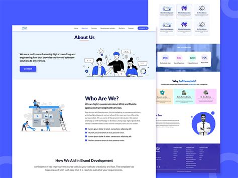 About Us Page Ui Design 2023 On Behance