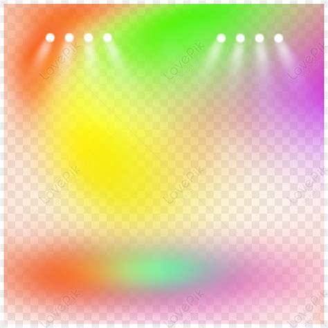 그라데이션 일러스트 무지개 색 무대 색상 스포트라이트색깔데이트 Png 일러스트 무료 다운로드 Lovepik