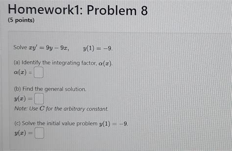 solved homework1 problem 8 5 points solve