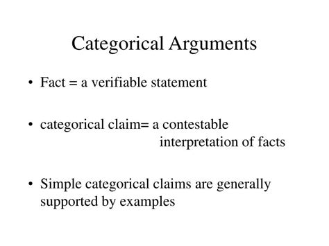 Ppt Categorical And Definitional Arguments Powerpoint Presentation Free Download Id 1246081