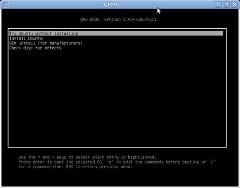 Ubuntu How To Boot EFI Kernel Using QEMU Kvm Unix Linux Stack Exchange