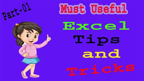 part 01 ms excel tips and tricks ii akter academy youtube