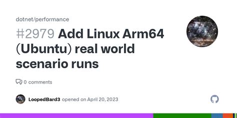 Add Linux Arm64 Ubuntu Real World Scenario Runs · Issue 2979