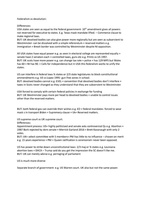 Federalism Vs Devolution Federalism Vs Devolution Differences Usa States Are Seen As Equal