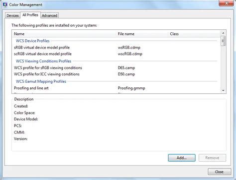 Create And Manage A New Color Profile In Windows