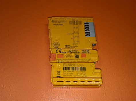 Beckhoff El6910 Twinsafe Logic Profisafe Master And Slave Support Ne