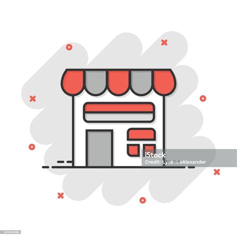 만화 스타일의 아이콘을 구축 할 수 있습니다 흰색 고립 된 배경에 홈 만화 벡터 그림 하우스 스플래시 효과 비즈니스 컨셉 0명에 대한 스톡 벡터 아트 및 기타 이미지