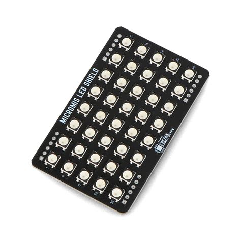 Device Prototype Micromis LED Shield A Module With A 5x8 LED Matrix For Micromis Base V1