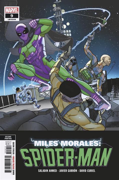Miles Morales Spider Man 9 Garron 2nd Printing Fresh Comics