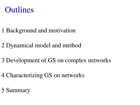ppt generalized synchronization on complex networks powerpoint