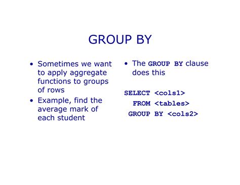 Aggregate Functions In Sql Pdf