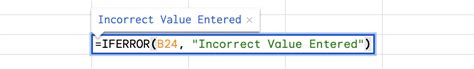 IFERROR In Google Sheets Explained With Steps Example