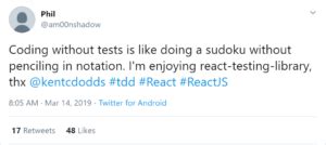 React Test Driven Development From User Stories To Production