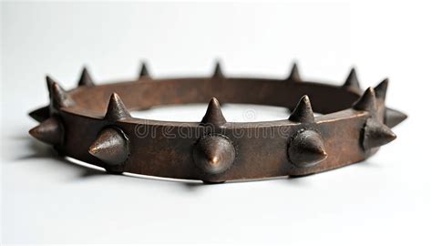 Spiked Metal Collar Likely Medieval Restraint Punishment Tool Rustic