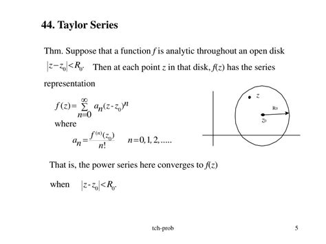 Ppt Chap 5 Series Series Representations Of Analytic Functions Powerpoint Presentation Id