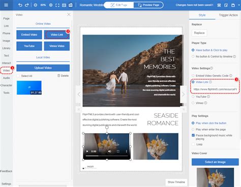 Add Video Elements FlipHTML5