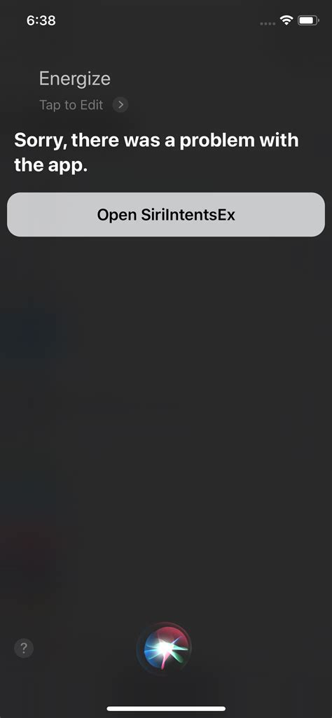 Ios Siri Replays Like Sorry There Was A Problem With The App