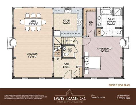 Colonial House Plans With First Floor Master